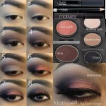 Motives Pressed Eye Shadow Look With Red Earth
