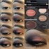 Motives Pressed Eye Shadow Look With Red Earth